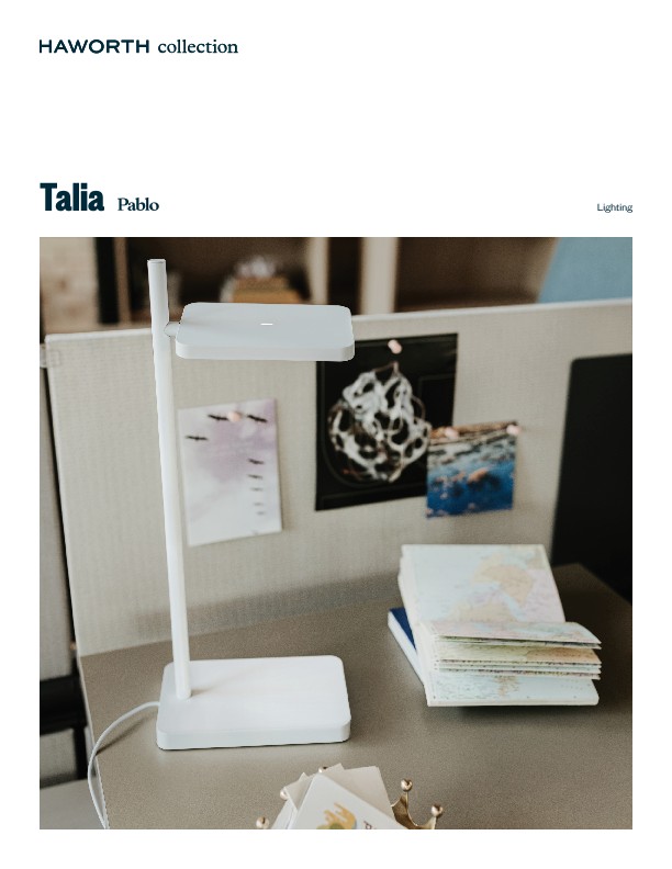 Talia Product Sheet | Details Page | Haworth