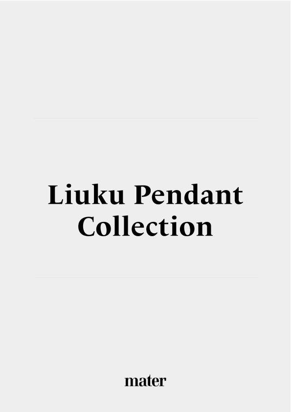 Mater Liuku Pendant Collection Product Sheet | Details Page | Haworth