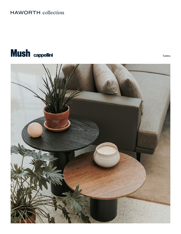 Mush Tables Product Sheet | Details Page | Haworth