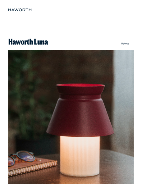 Haworth Luna Light Product Sheet | Details Page | Haworth