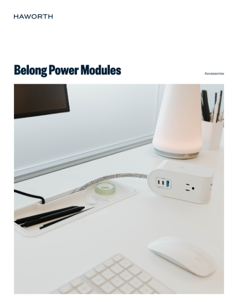 Belong Power Modules Product Sheet | Details Page | Haworth