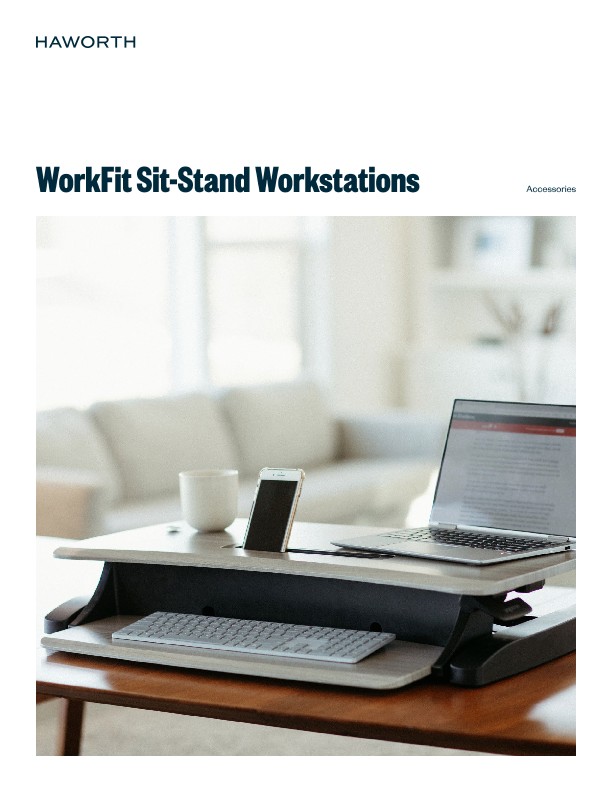 WorkFit Sit-Stand Stations Product Sheet | Details Page | Haworth