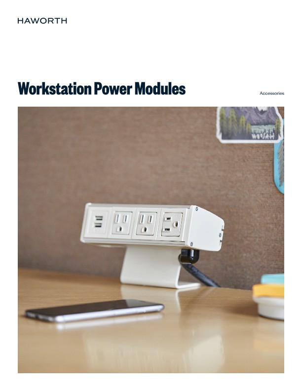 Workstation Power Modules | Details Page | Haworth