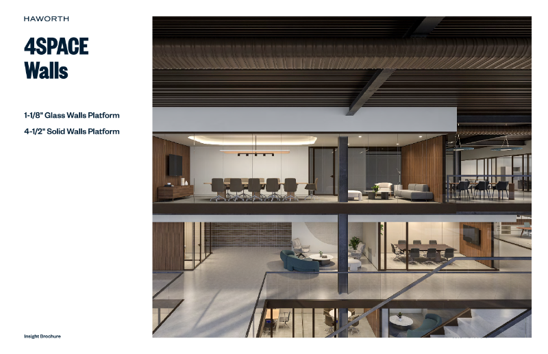 4SPACE- Glass and Solid Walls Insight Brochure | Details Page | Haworth