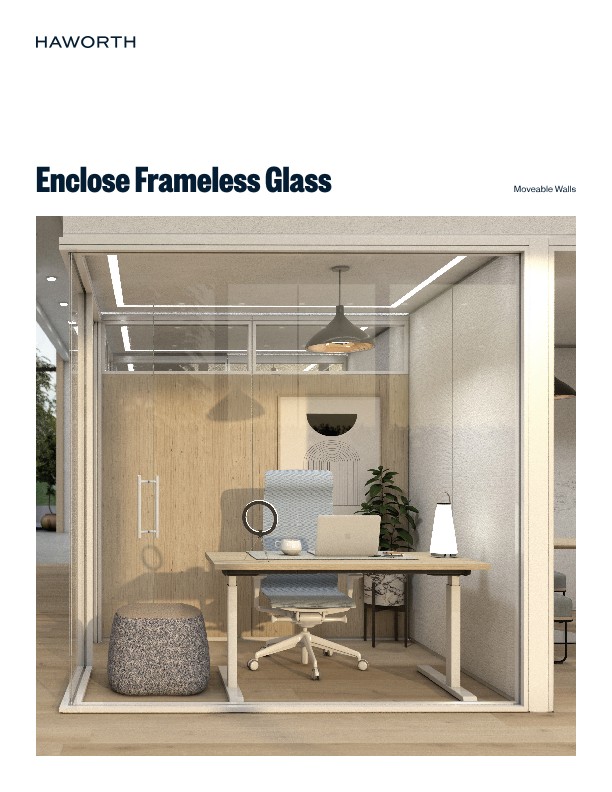 Enclose Frameless Glass | Details Page | Haworth