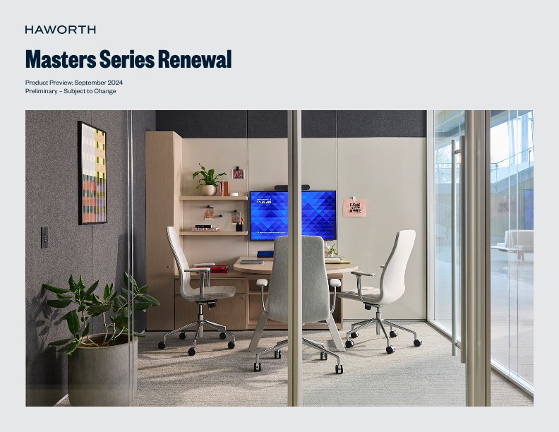 Masters Series Renewal Preview PDF | Details Page | Haworth