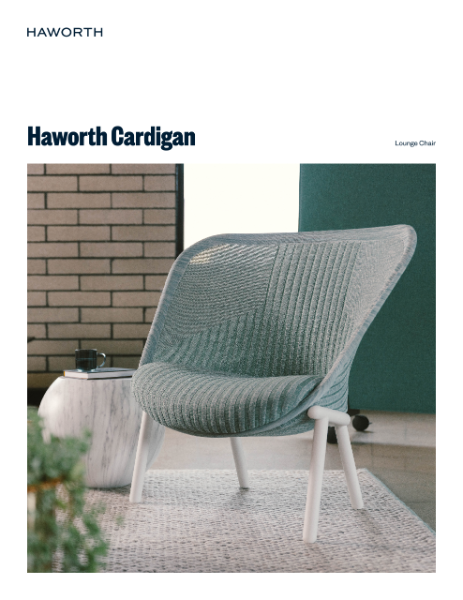 Haworth Cardigan Lounge Chair Product Sheet | Details Page | Haworth