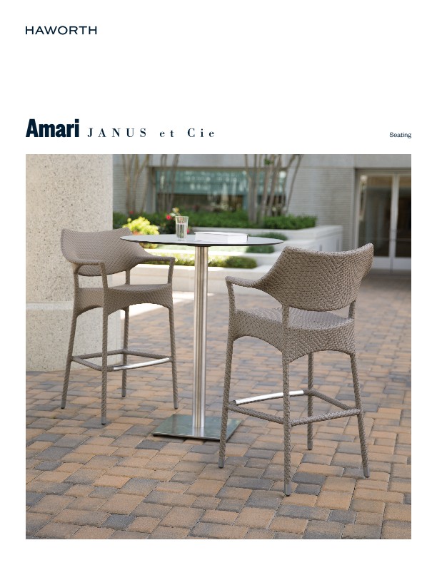 Amari Seating Product Sheet | Details Page | Haworth