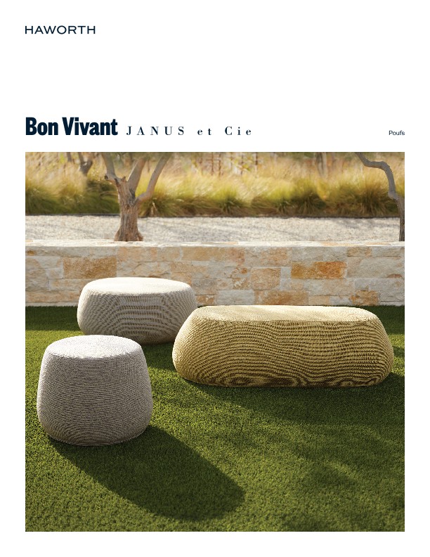 Bon Vivant Poufs Product Sheet | Details Page | Haworth