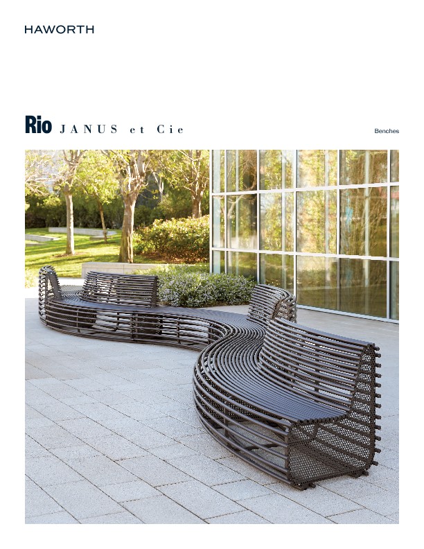 Rio Benches Product Sheet | Details Page | Haworth