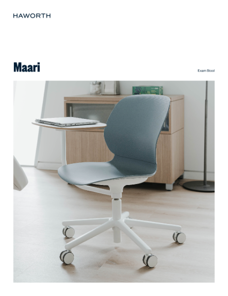 Maari Exam Stool Product Sheet | Details Page | Haworth