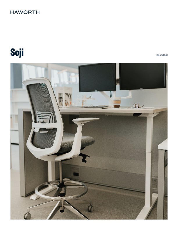 Soji Task Stool Product Sheet | Details Page | Haworth