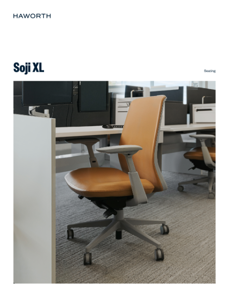 Soji XL Product Sheet | Details Page | Haworth