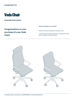 Veda Assembly Instructions | Details Page | Haworth