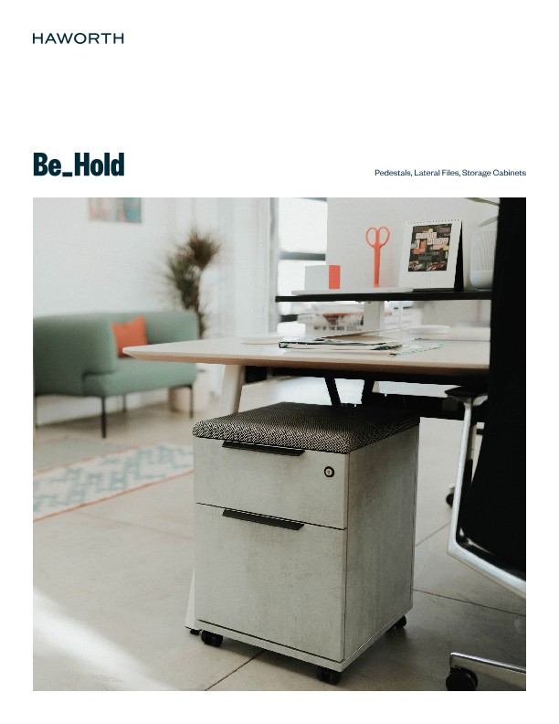 Be_Hold Pedestals, Lateral Files & Storage Cabinets Product Sheet | Details Page | Haworth