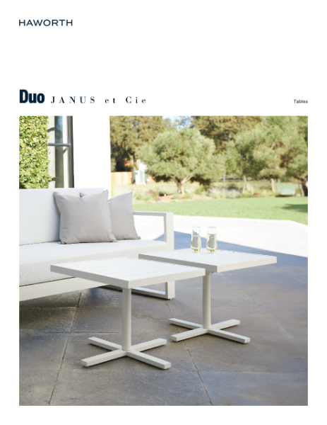 Duo Seating Product Sheet | Details Page | Haworth