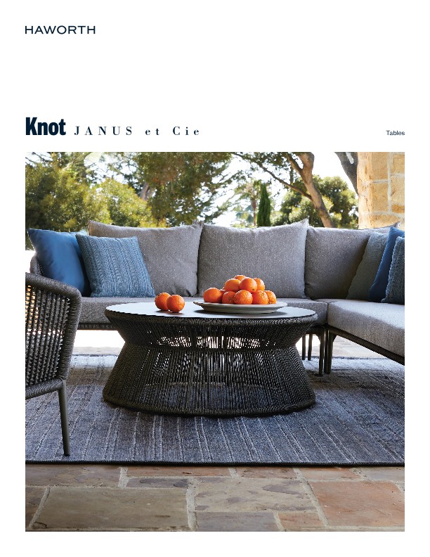 Knot Tables Product Sheet | Details Page | Haworth