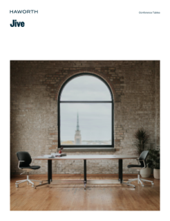 Jive Conference Product Sheet | Details Page | Haworth