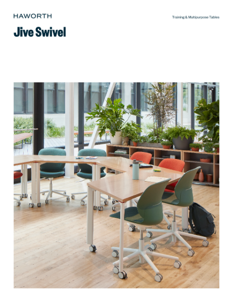 Jive Swivel Product Sheet | Details Page | Haworth