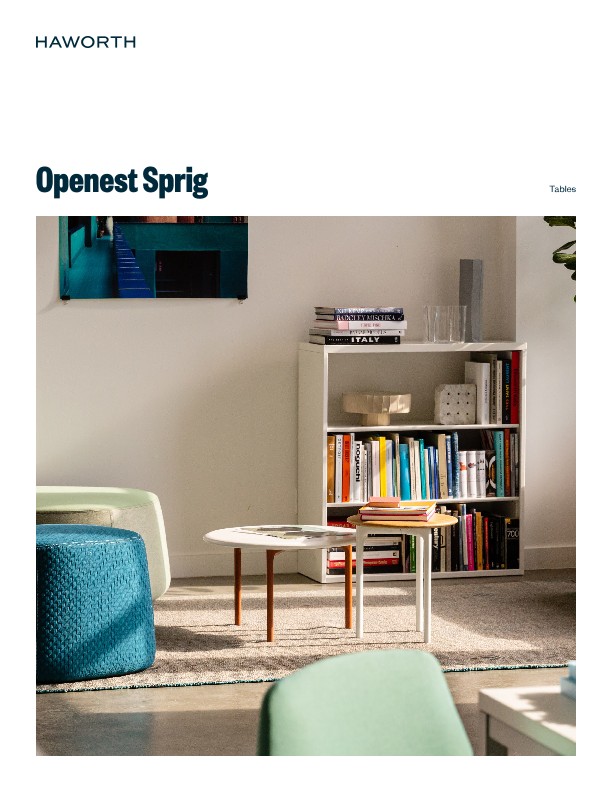 Openest Sprig Product Sheet | Details Page | Haworth