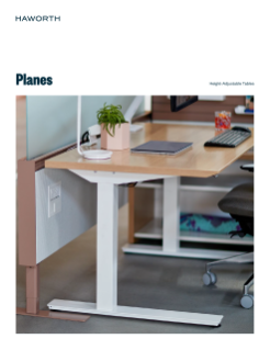 Planes Height-Adjustable Table Product Sheet | Details Page | Haworth