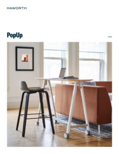 PopUp Table Product Sheet | Details Page | Haworth