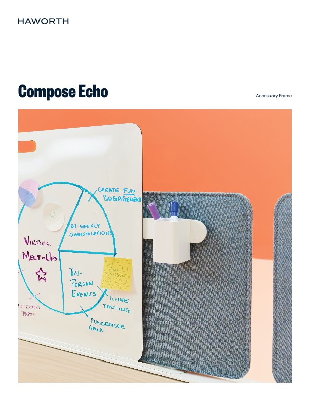 Compose Echo Accessory Frame Product Sheet | Details Page | Haworth