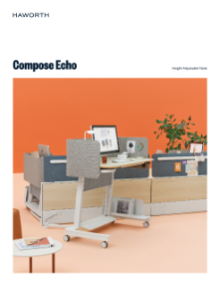 Compose Echo Height-Adjustable Table Product Sheet | Details Page | Haworth