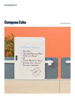Compose Echo Tablet Markerboards Product Sheet | Details Page | Haworth