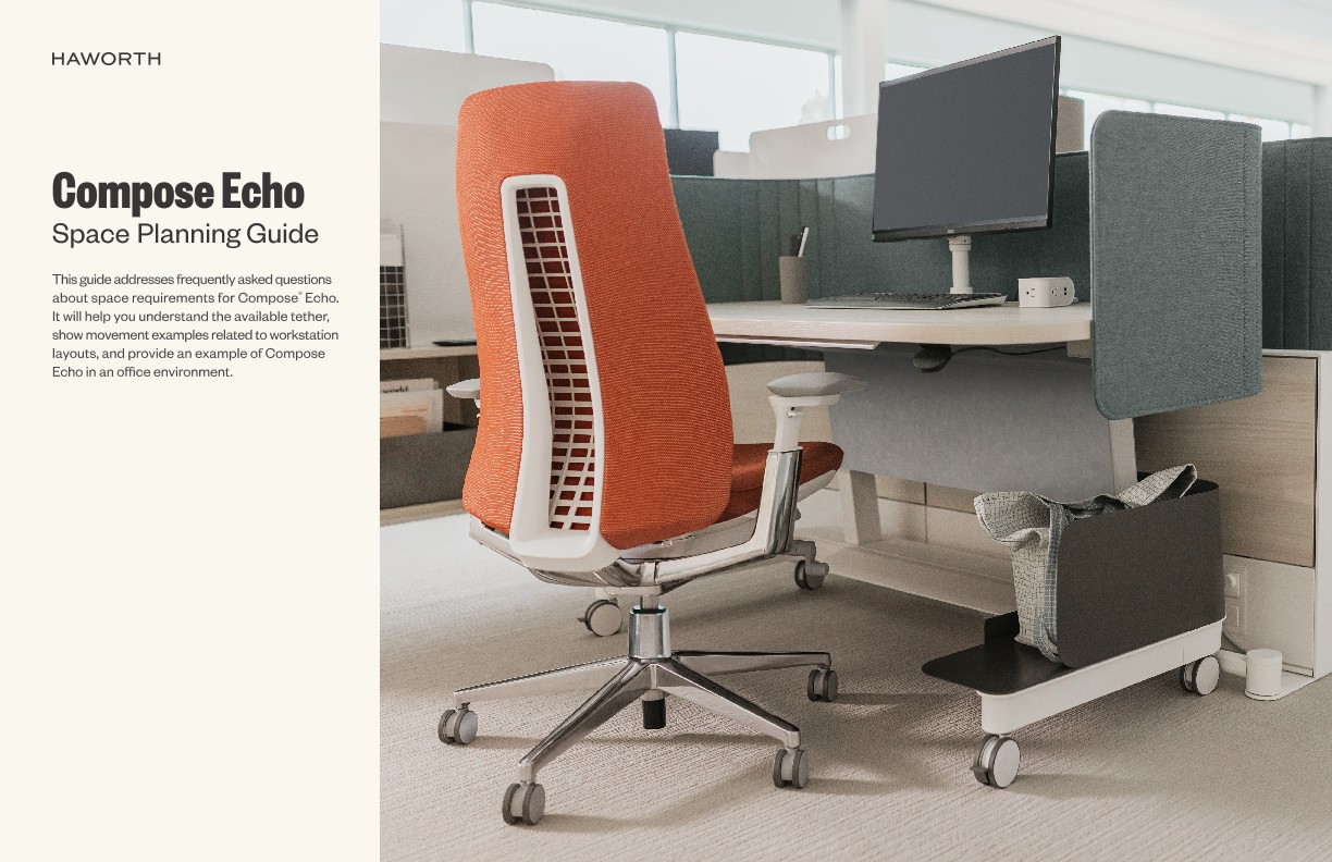 Compose Echo Footprint Guide | Details Page | Haworth