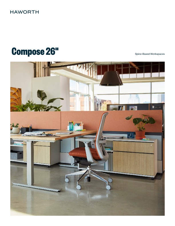 Compose 26" Panel Product Sheet | Details Page | Haworth