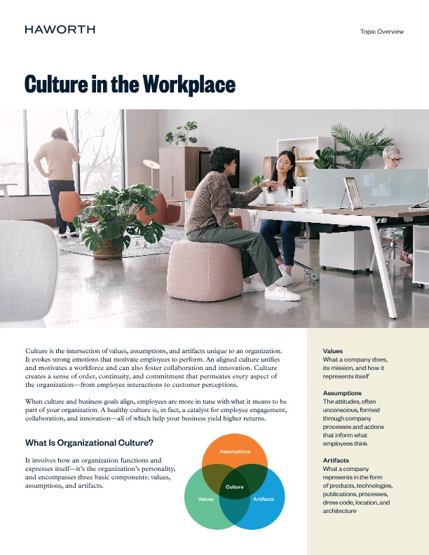 Culture in the Workplace Overview | Details Page | Haworth