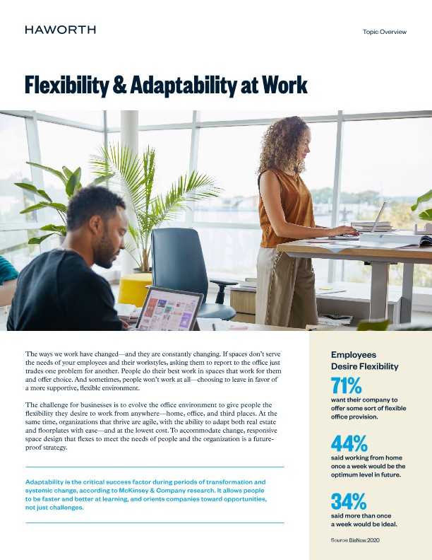 Flexibility and Adaptability Overview | File details | Haworth