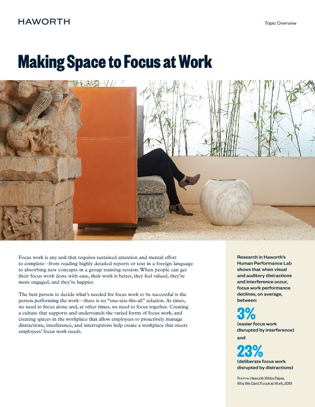 Focus and Control Overview | Details Page | Haworth