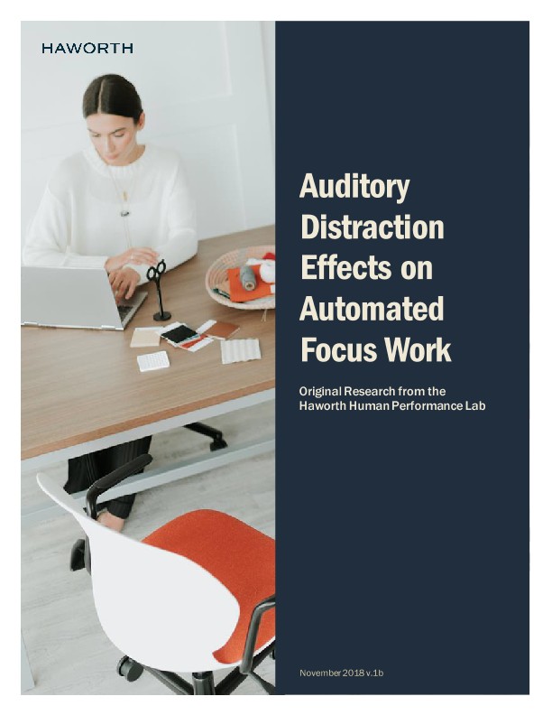 Auditory Distraction Effects on Automated Focus Work | File details | Haworth