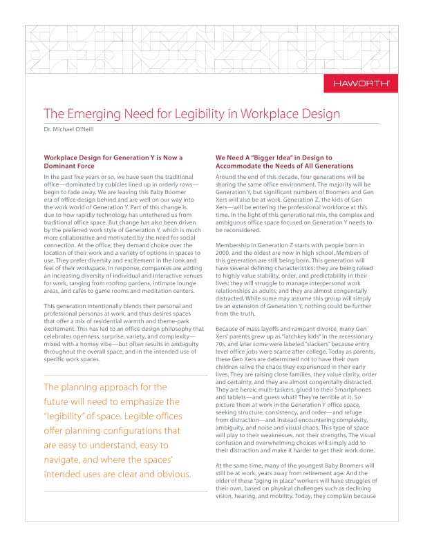 The Emerging Need for Legibility in Workplace Design | Detalles del ...
