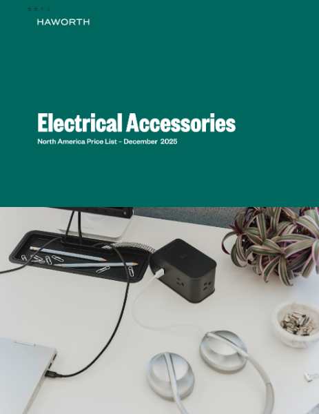 Electrical Accessories NA Price List December 2025 | Details Page | Haworth