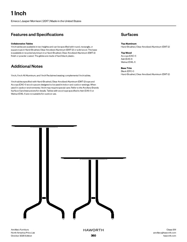 1 Inch | Details Page | Haworth