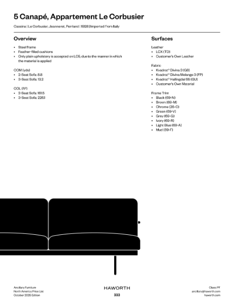 LC5 Seating Price Pages | Details Page | Haworth
