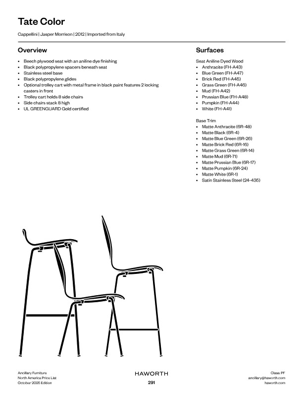 Tate Color Seating Price Pages | Details Page | Haworth