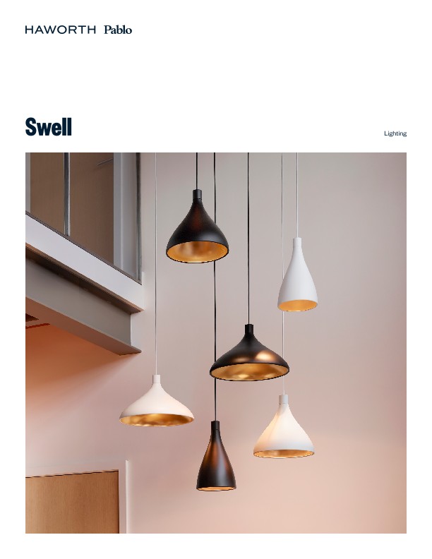 Swell Lighting Product Sheet | Details Page | Haworth