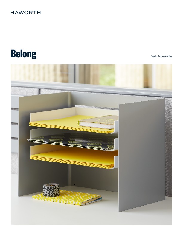 Belong Desk Accessories Product Sheet | Details Page | Haworth