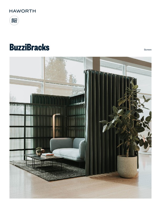 BuzziBracks Screen Product Sheet | Details Page | Haworth
