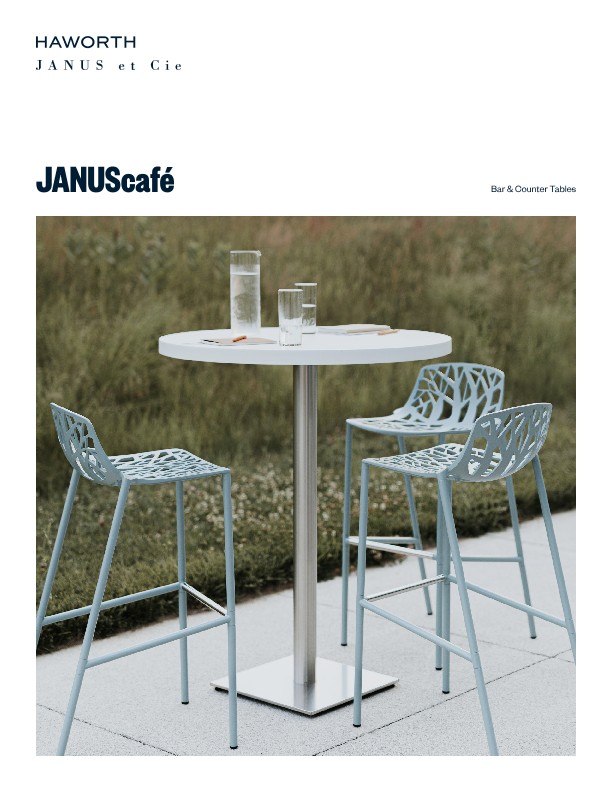 JANUScafé Bar and Counter Tables | Details Page | Haworth