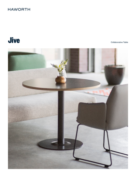 Jive Collaborative Table Product Sheet | Details Page | Haworth