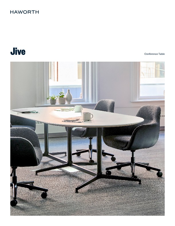 Jive Conference Table Product Sheet | Details Page | Haworth
