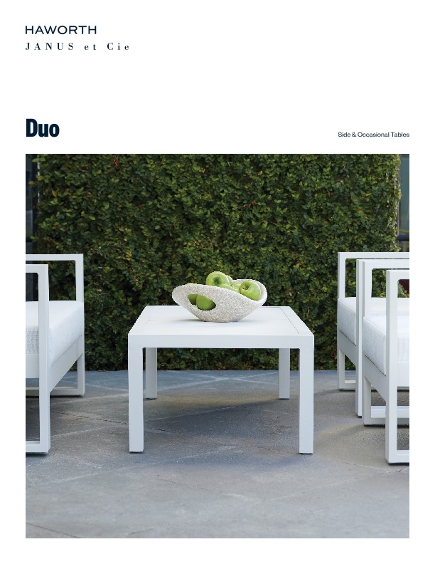 Duo Occasional Tables Product Sheet | Details Page | Haworth