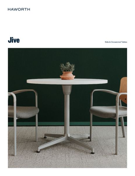 Jive Side & Occasional Tables Product Sheet | Details Page | Haworth