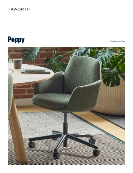 Poppy Conference Chair Product Sheet | Details Page | Haworth