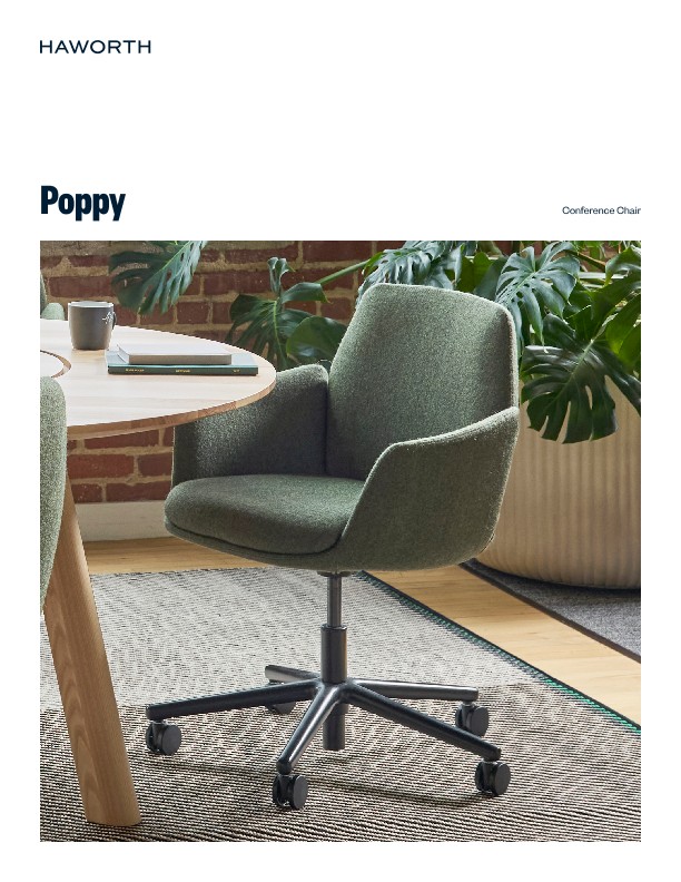 Poppy Conference Chair Product Sheet | Details Page | Haworth